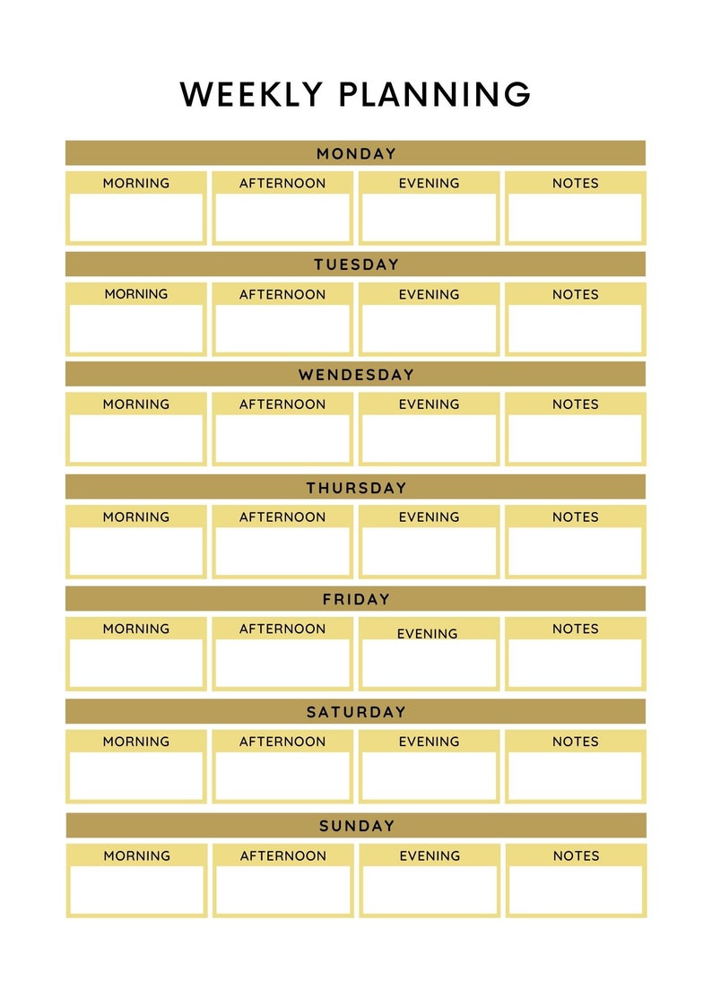 7-day Challenge Planner - Daily To-do, Habit Tracker, Progress Journal ...
