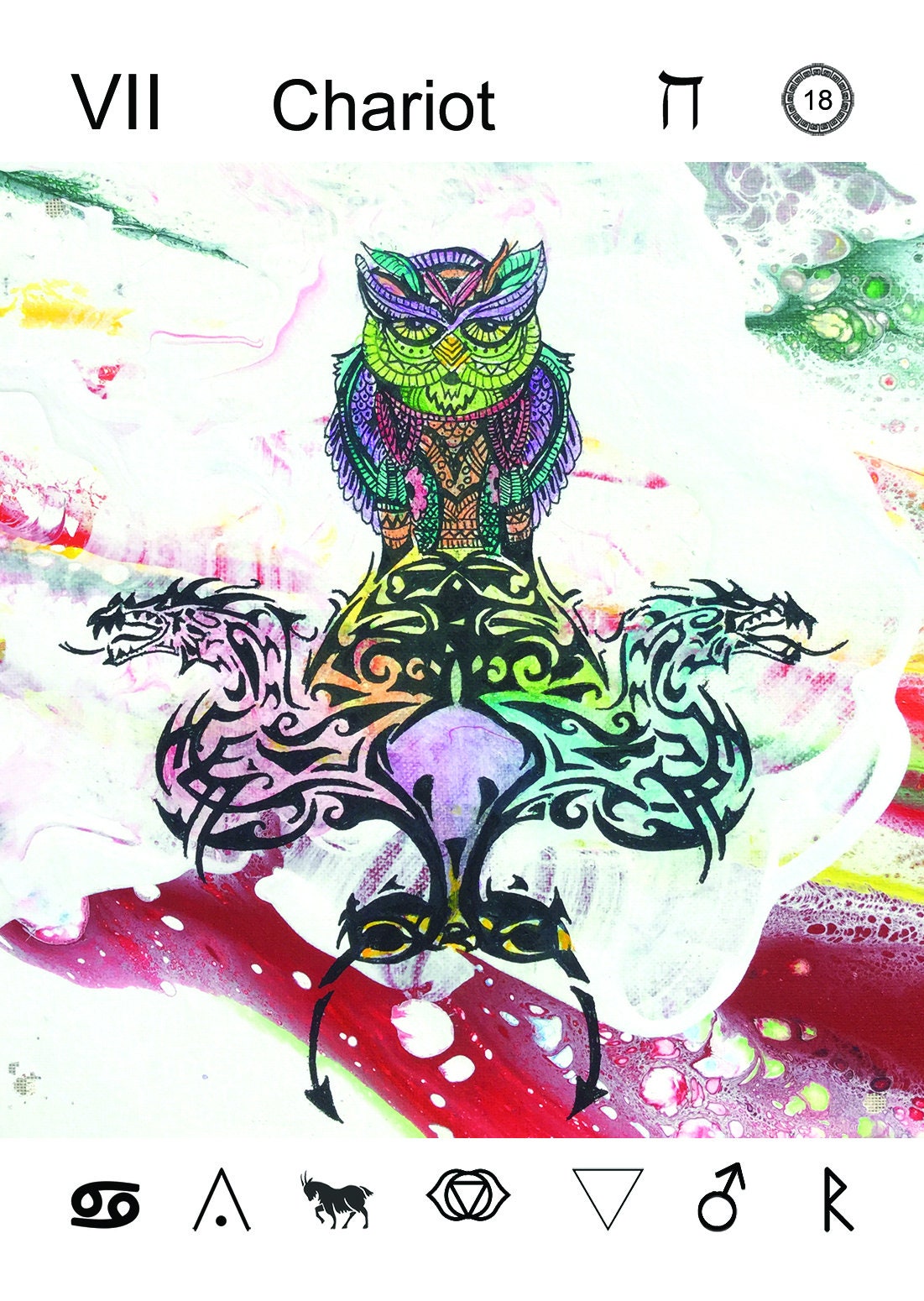 The Transparent Owl Tarot Deck - Etsy