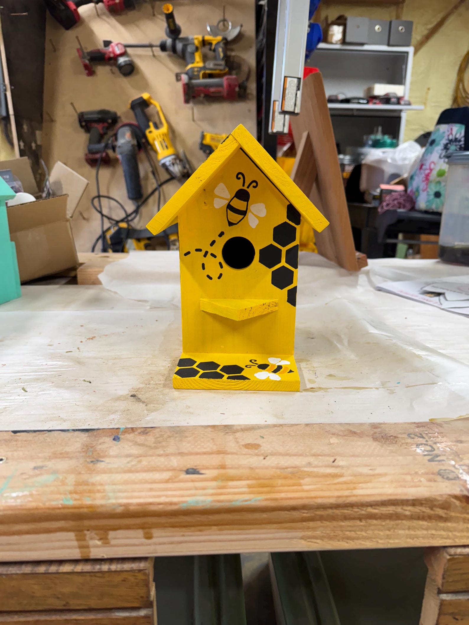 Beautiful Bee Hive Birdhouse - Handcrafted - Etsy