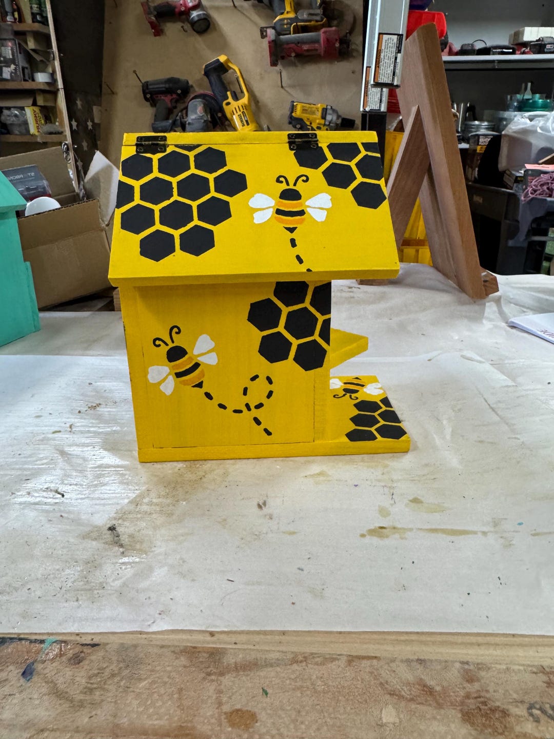 Beautiful Bee Hive Birdhouse - Handcrafted - Etsy