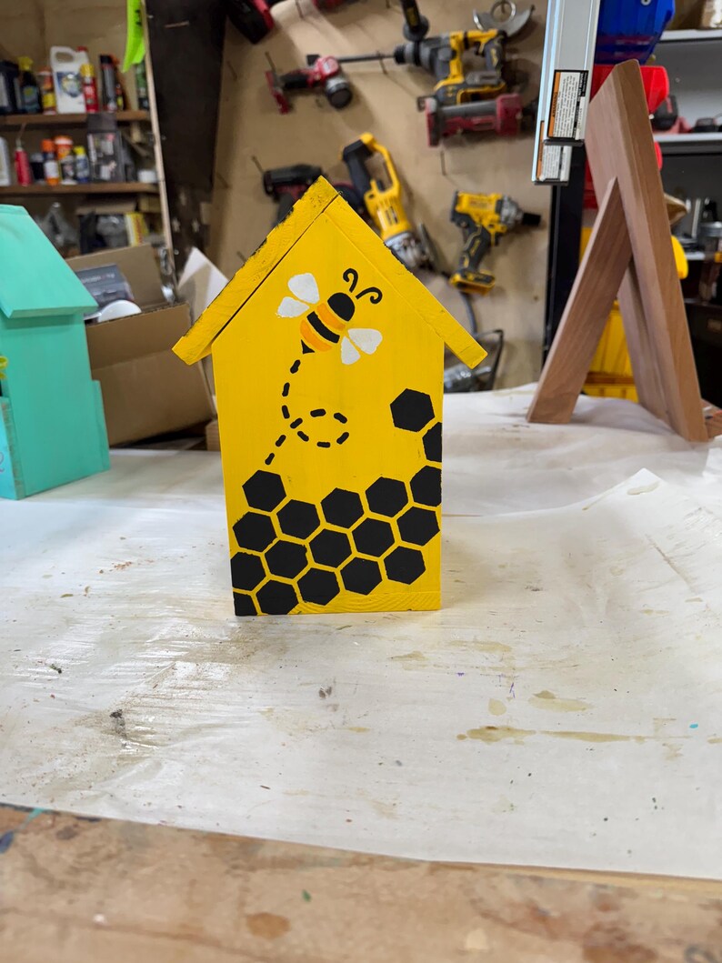 Beautiful Bee Hive Birdhouse - Handcrafted - Etsy