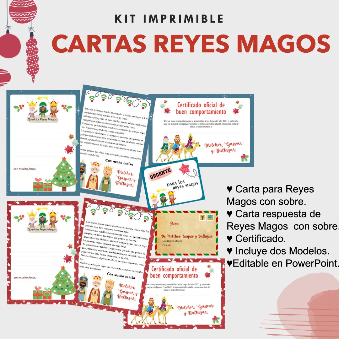 Letter Kit for Three Wise Men - Etsy