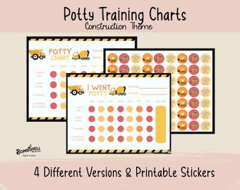 Potty Chart, Toddler Potty Training Chart, Toilet Training Reward Chart ...