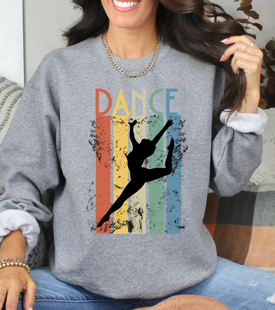 Dance Shirt, Gift for Dancer, Warm up Sweater, Dance Sweatshirt, Dance ...