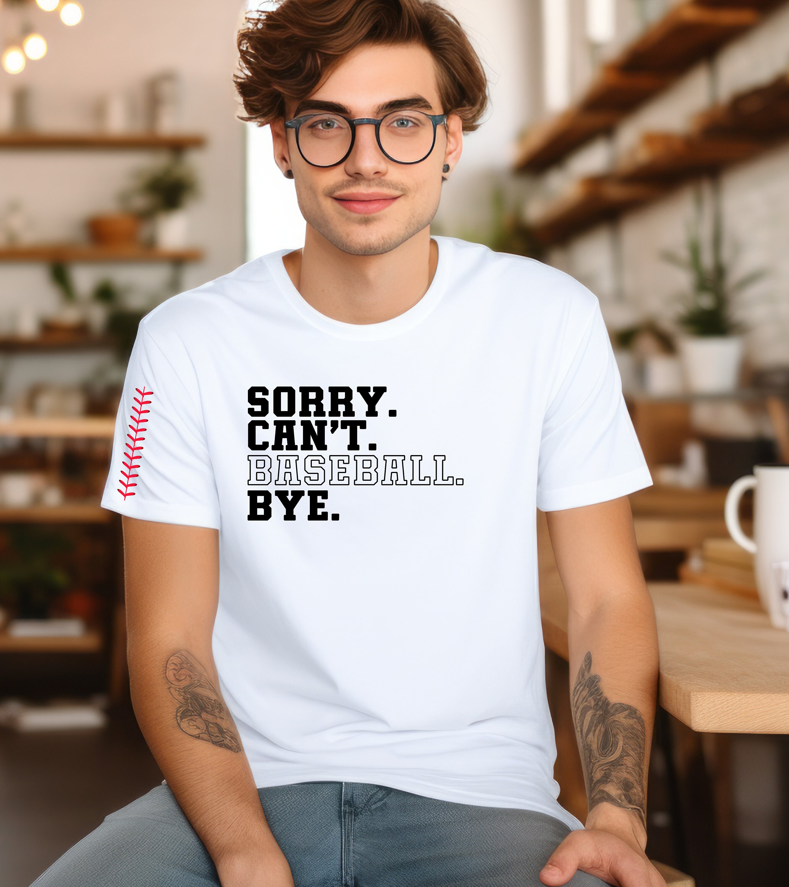 Sorry. Can't. Baseball. Bye Shirt, Funny Baseball Coach Shirt, Funny ...