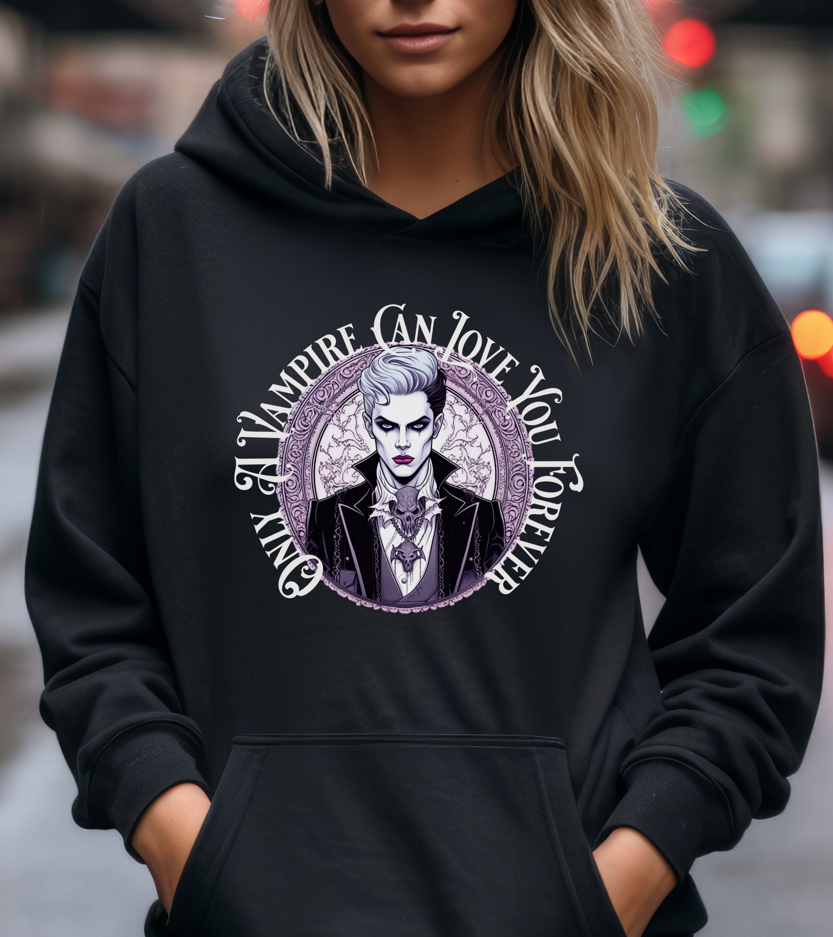 Only a Vampire Can Love You Forever Shirt, Valentines Day Shirt, Gift ...