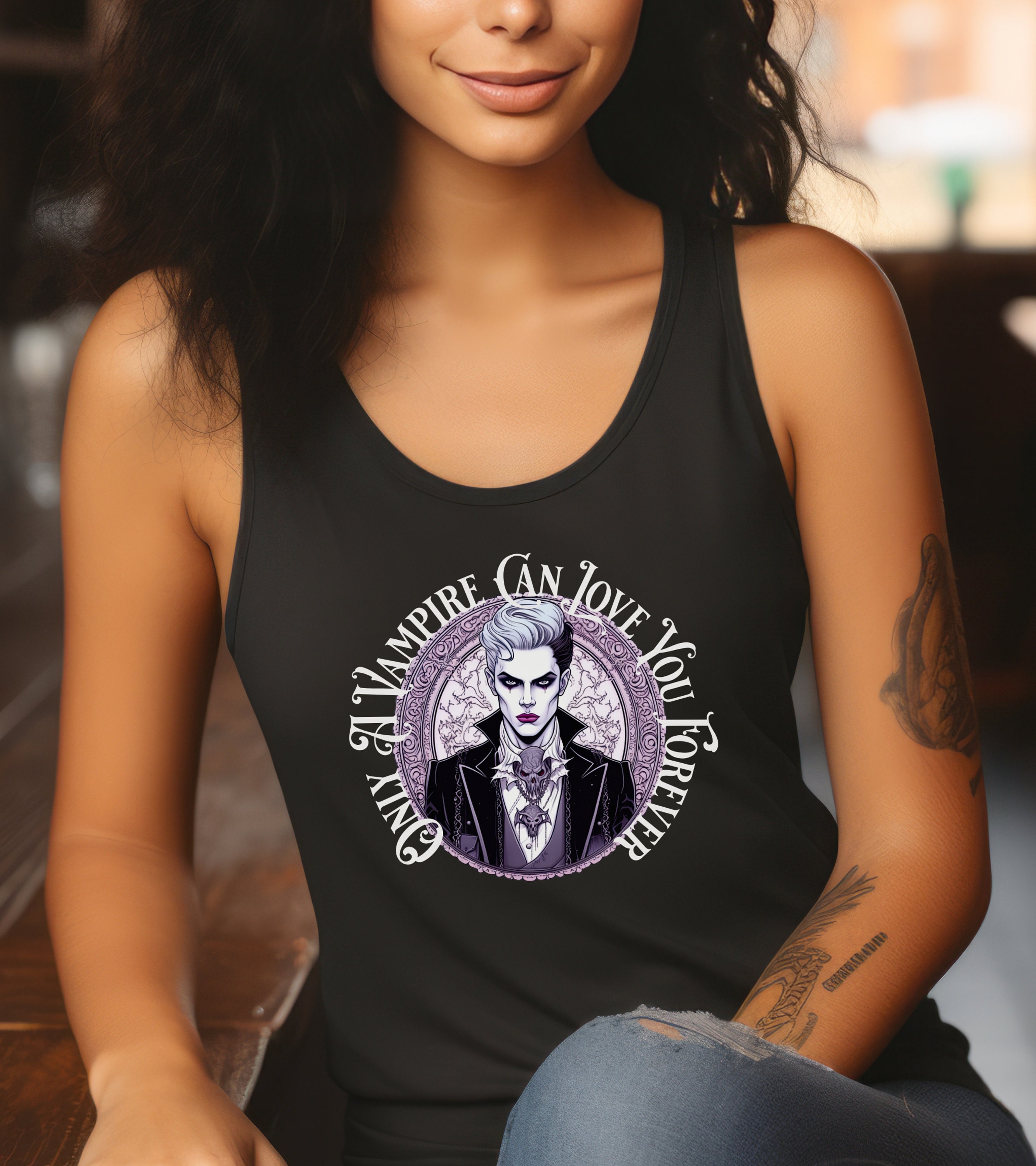 Only a Vampire Can Love You Forever Shirt, Valentines Day Shirt, Gift ...