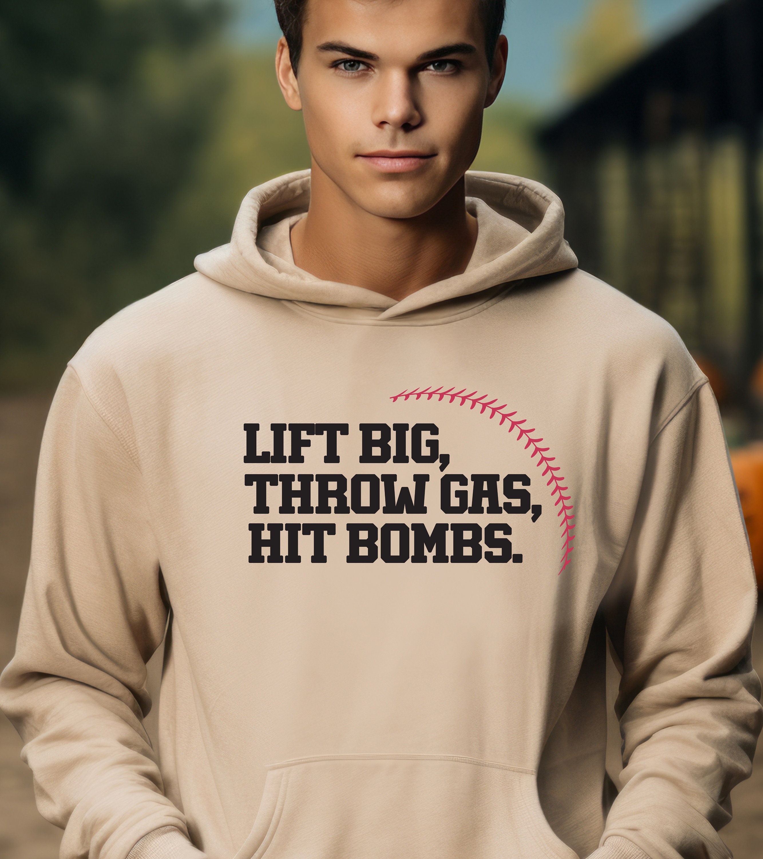 Lift Big Throw Gas Hit Bombs Shirt, Baseball Player Shirt, Coach Gift ...