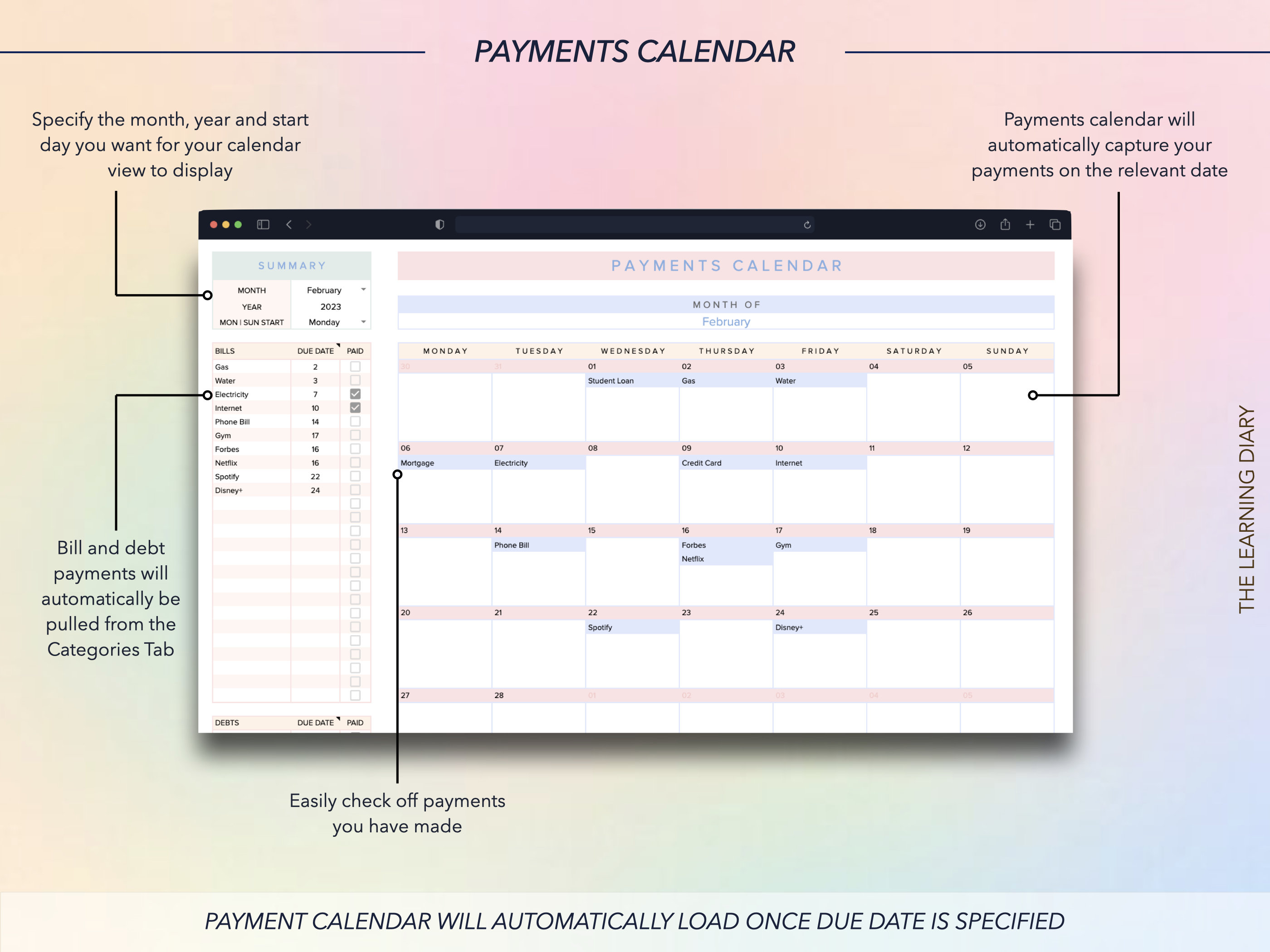 Monthly Budget Spreadsheet Google Sheets Finance Planner Template ...