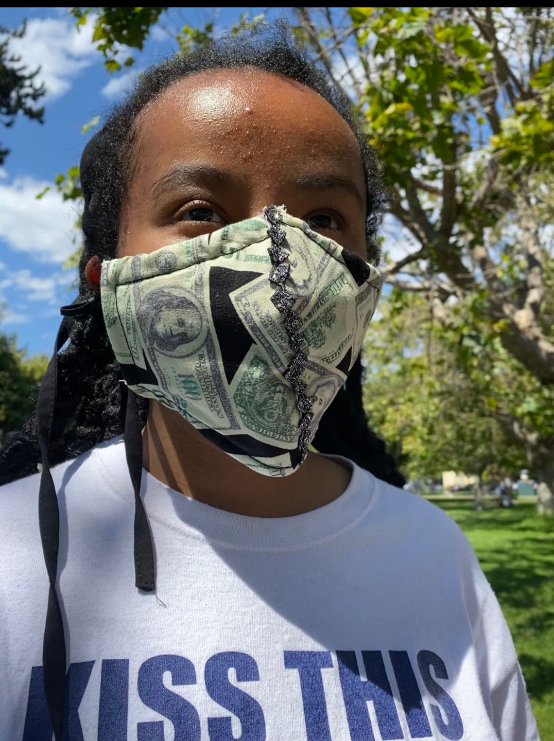 Money Themed Mask - Etsy