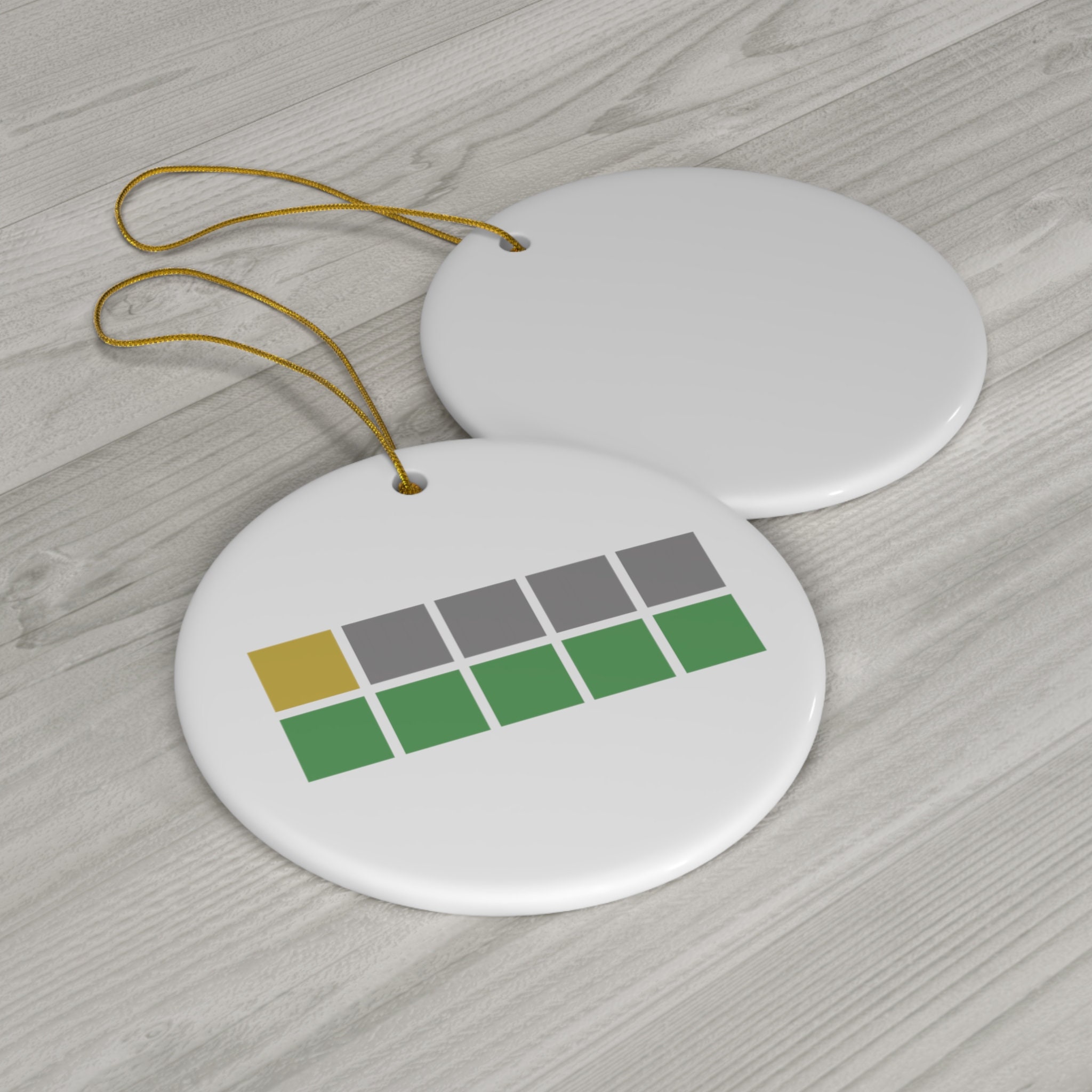 Wordle Ornament, Wordle Genius Christmas Ornament, Wordle Lover Gift ...