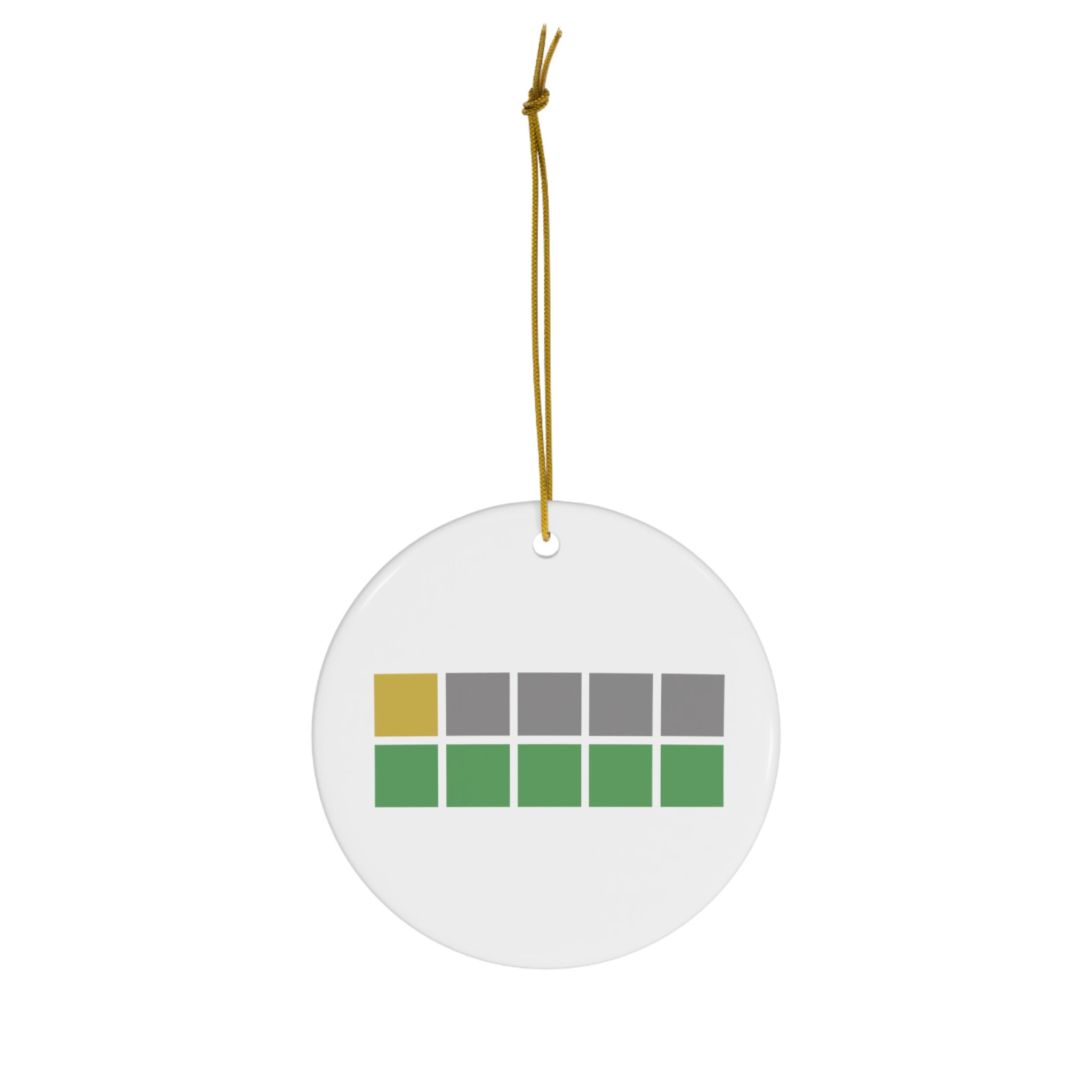 Wordle Ornament, Wordle Genius Christmas Ornament, Wordle Lover Gift ...