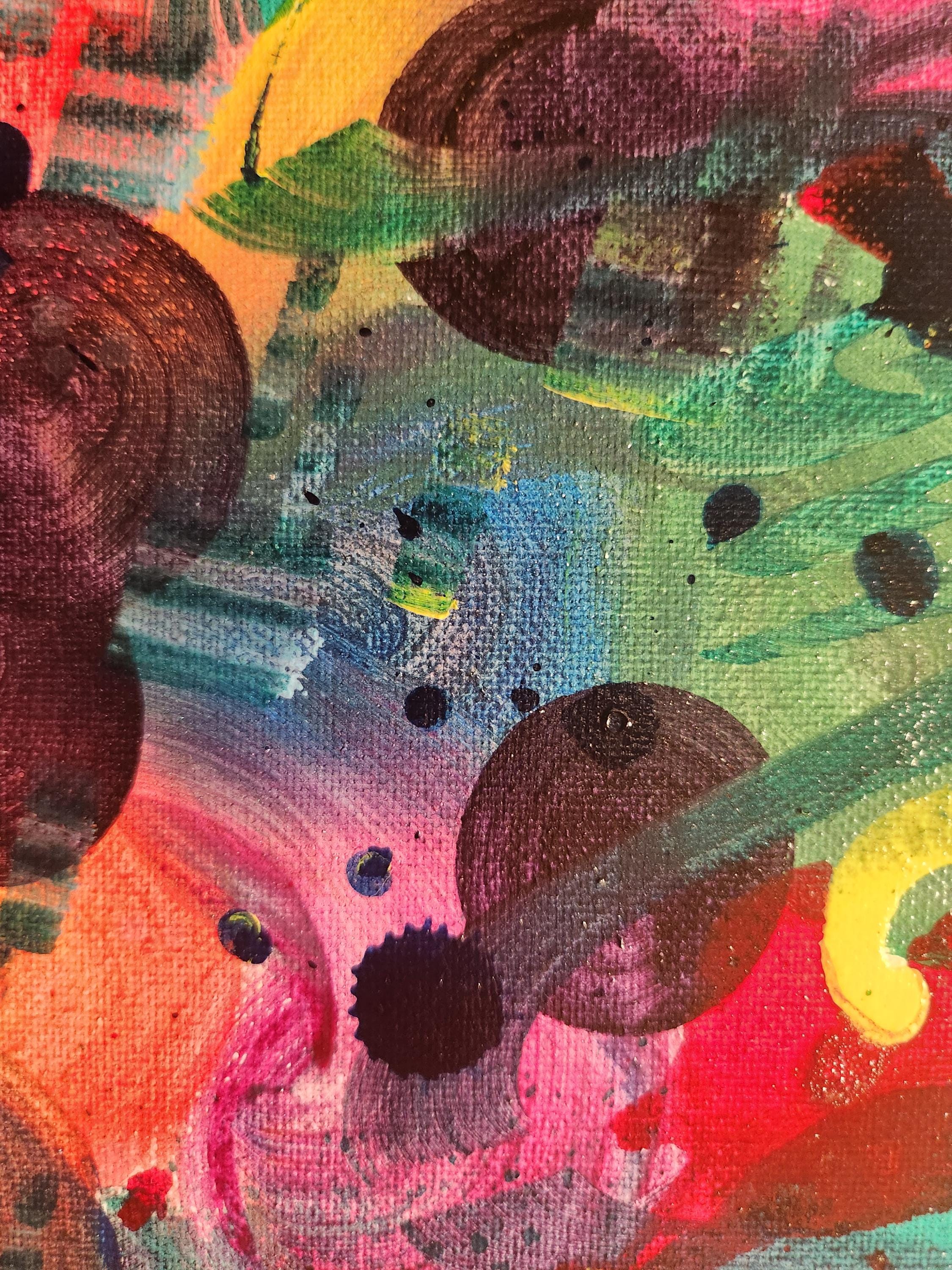 Oil Spill- Abstract, Trippy Art, Colorful, Rainbow Art, Multicolored ...