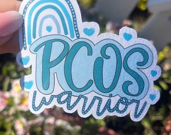 PCOS Sticker Funny My PCOS is a POS Pcos Awareness Pcos - Etsy