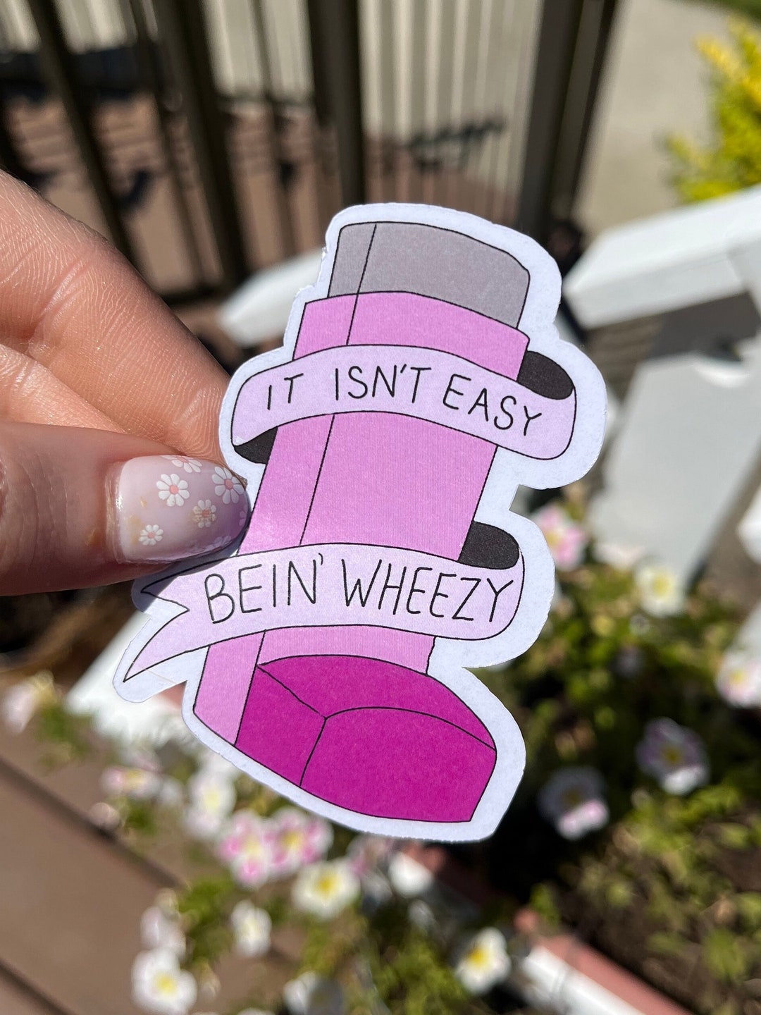 It Isn’t Easy Bein’ Wheezy Sticker - Etsy