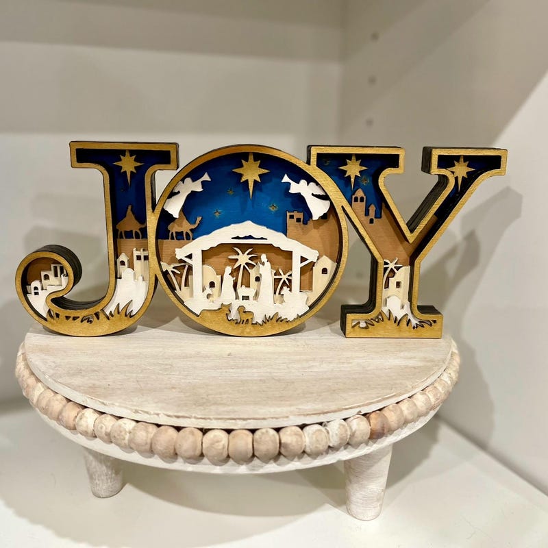 Wooden Joy Sign - Etsy