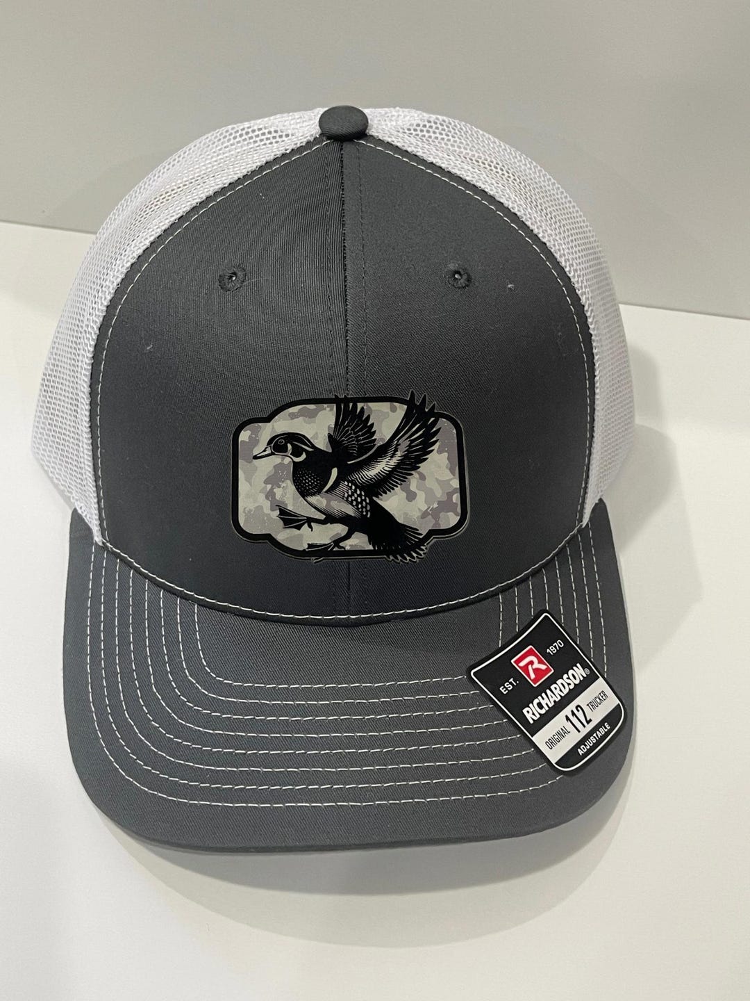 Richardson 112P Snapback With Wood Duck Leather Patch; Richardson 112 ...