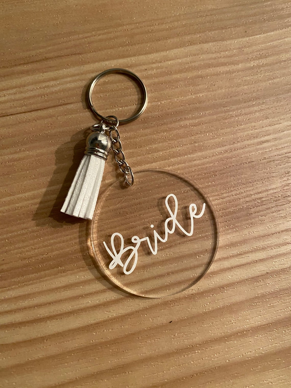 Bride Acrylic Keychain | Bridal Gift, Bridal Shower, Bachelorette Party ...