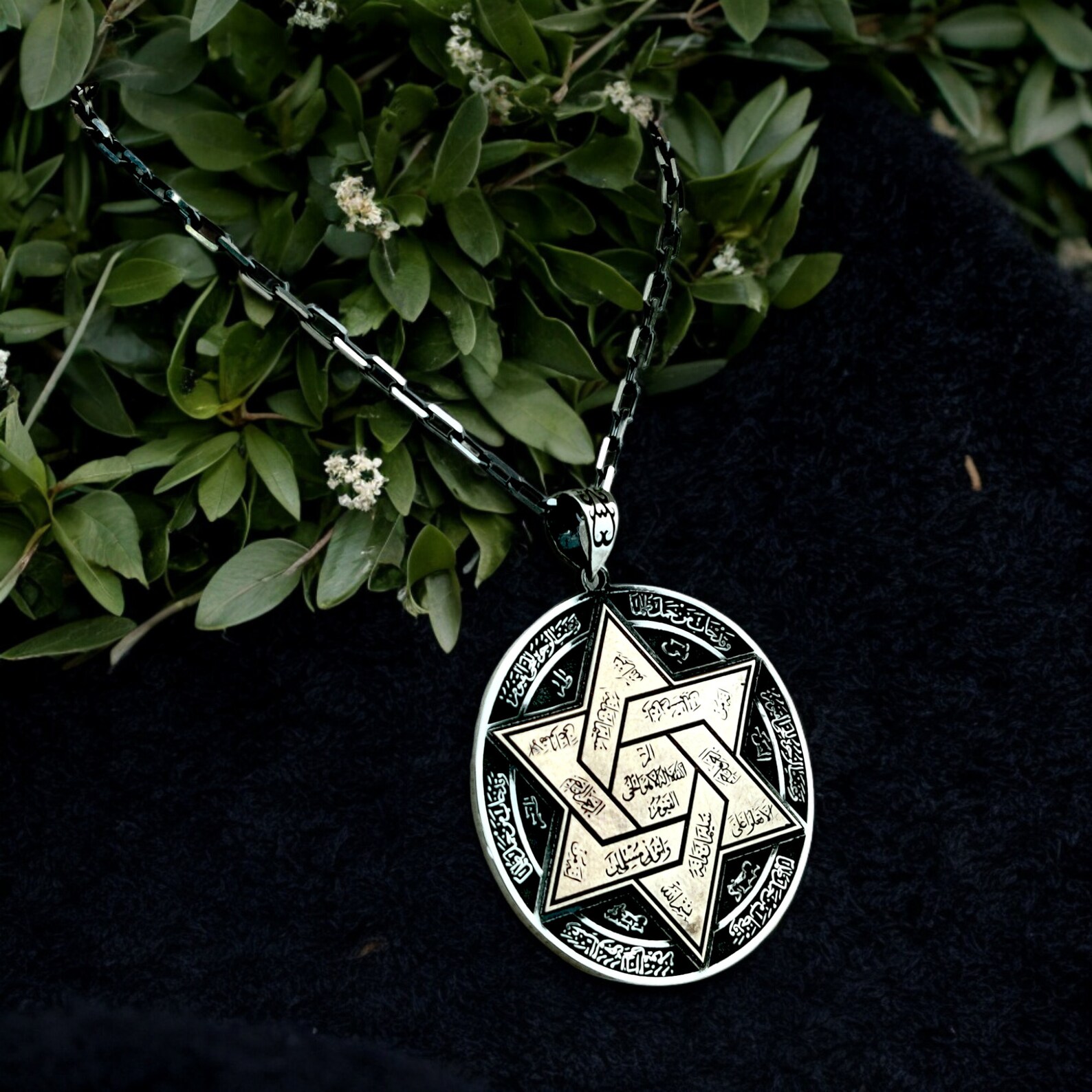 Seal of Solomon Pendant, Unique Silver Gift Idea, Silver Gift for ...