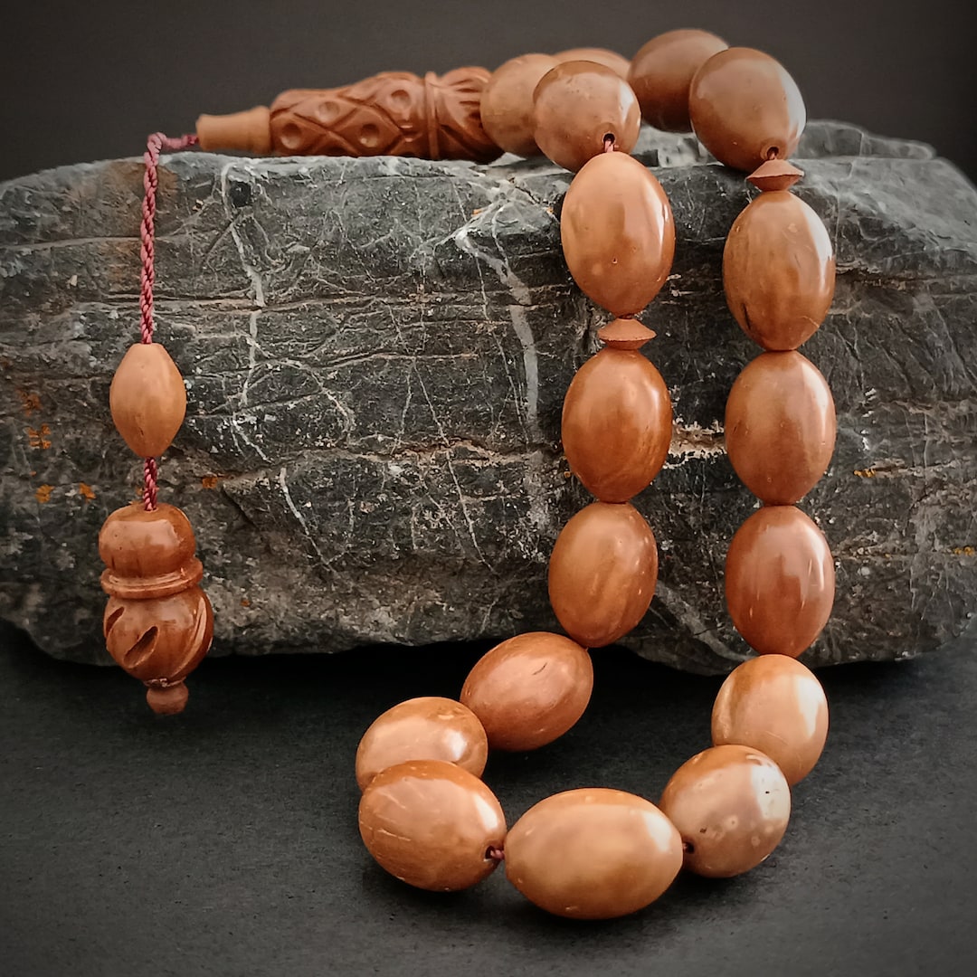 Woodworking Sibha, Kuka Tree Rosary, Circular Tasbih, Big Size Misbah ...