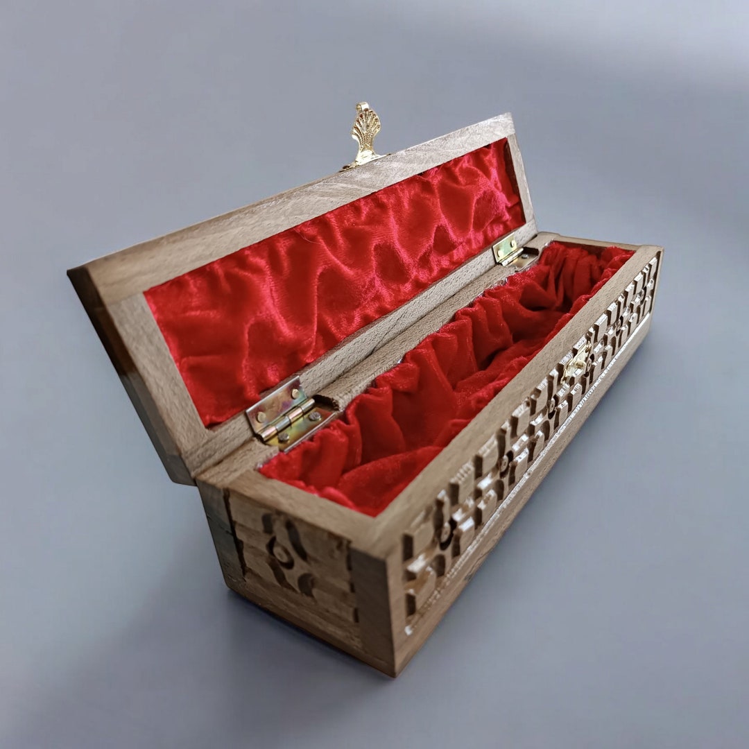 Wooden Rosary Box, Prayer Beads Box, Wooden Gift Box, Special Tasbih ...