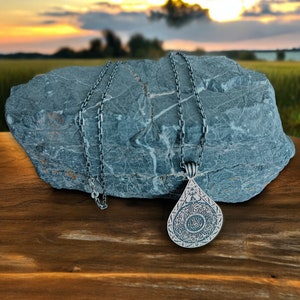 Arabic Calligraphy Necklace, Sterling Silver Surah Locket, Authentic ...