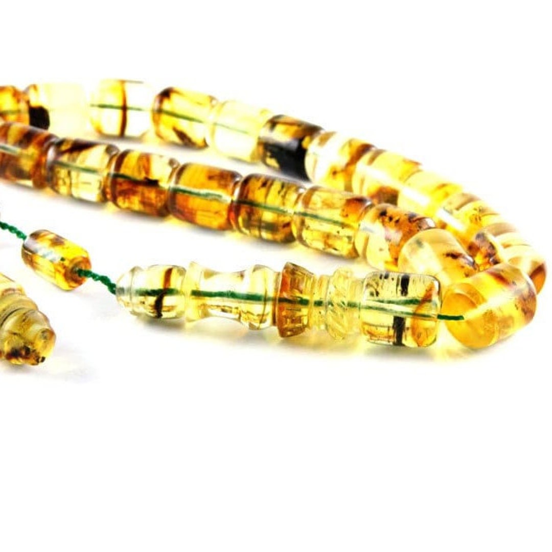 Genuine Baltic Amber Prayer Beads, Collectible Rosary, 21 Beaded ...