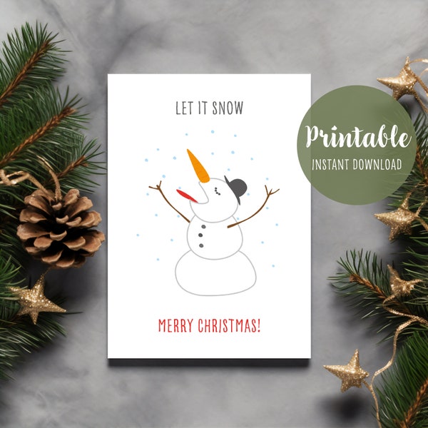 Christmas Postcard - Etsy