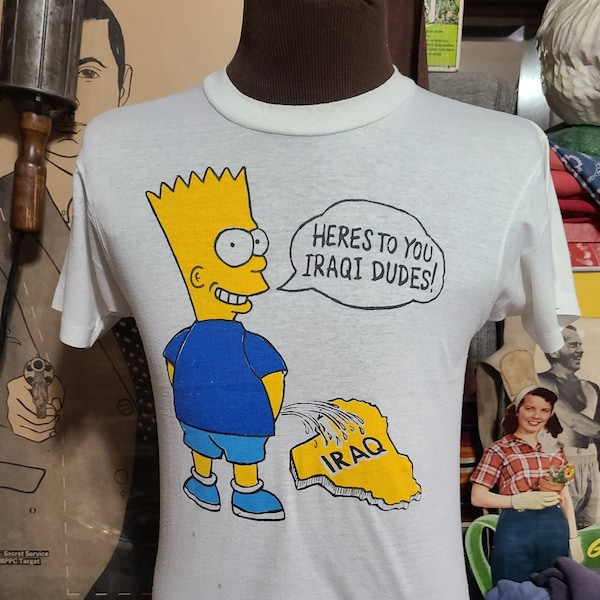 Bart Simpson Iraq War Etsy