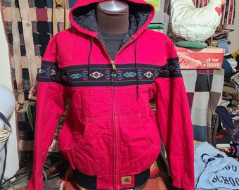 Vintage Carhartt Aztec Jacket - Etsy