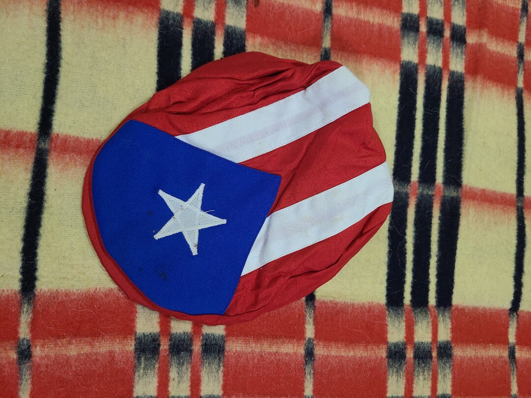 Vintage 1960s Silk Newsboy Red White Blue Star Cap Hat 6.5 - Etsy