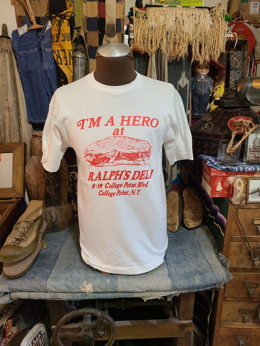 Vintage 80s Im a Hero at Ralphs Deli Sandwich New Jersey Soft - Etsy