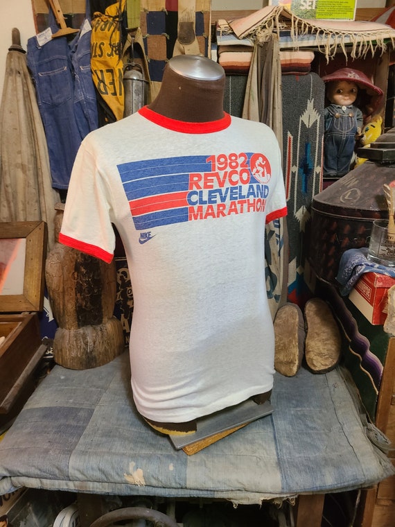 Vintage 1982 Revco Nike Swoosh Marathon Road Race Run… - Gem