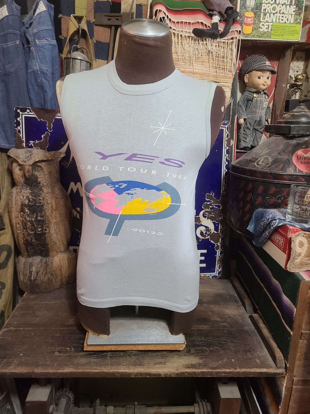 Vintage 1984 Yes Rock Concert Tour 80s Music Fan Band Tee T Shirt 36 S ...