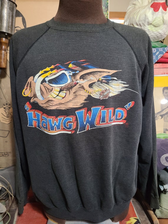 Vintage 1989 Hawg Wild Harley Davidson motorcycles Pi… - Gem