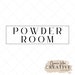 Powder Room Svg, Bathroom Svg, Half Bathroom Svg, Guest Bathroom Svg ...