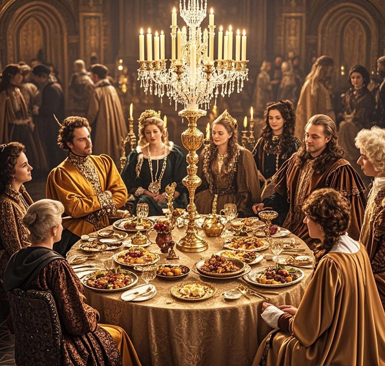 A Royal Banquet in Medieval Times - Etsy