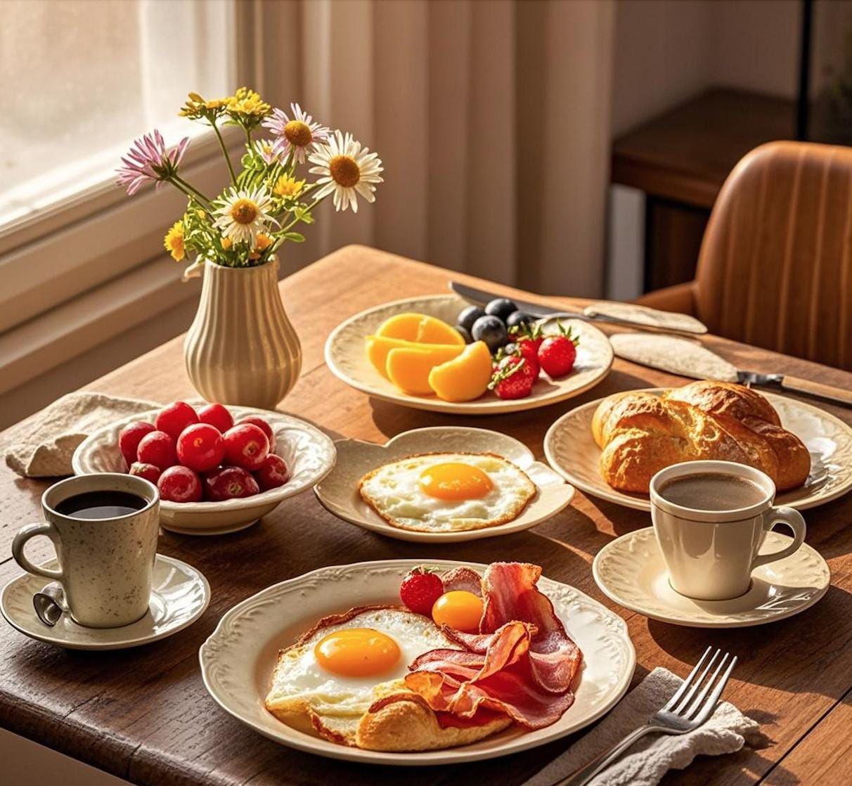 A Continental Style Breakfast - Etsy