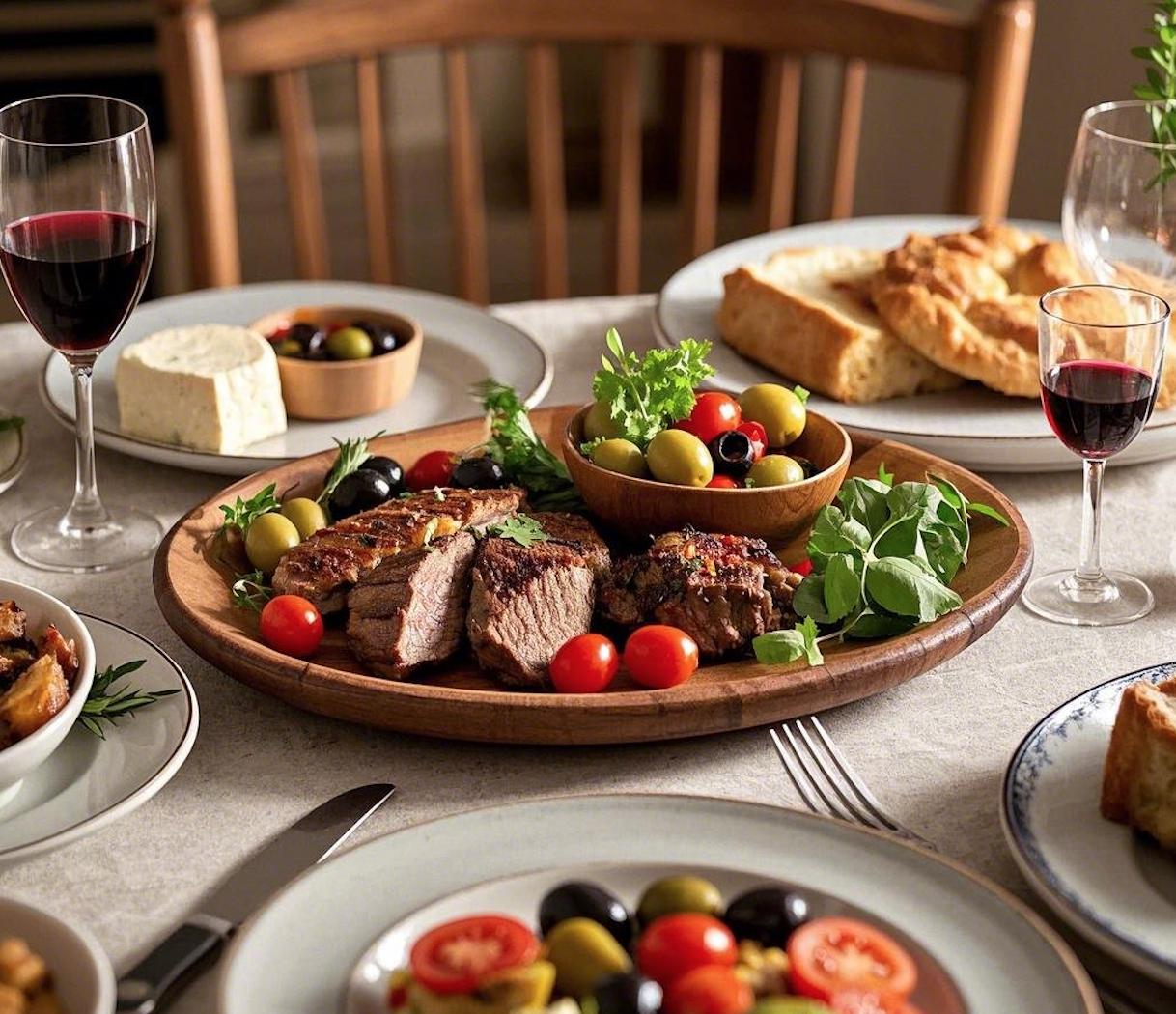 A Greek Style Dinner - Etsy