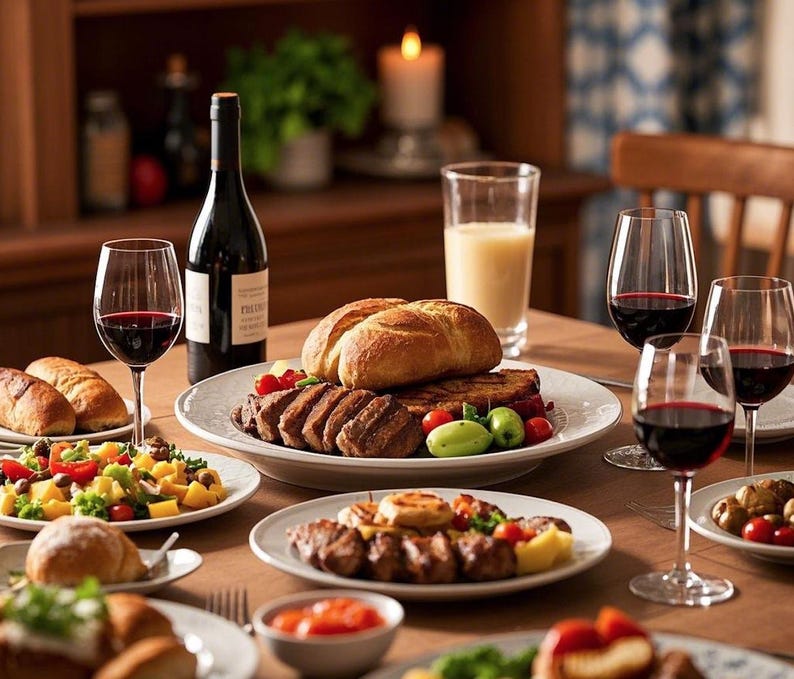 A German Style Dinner - Etsy