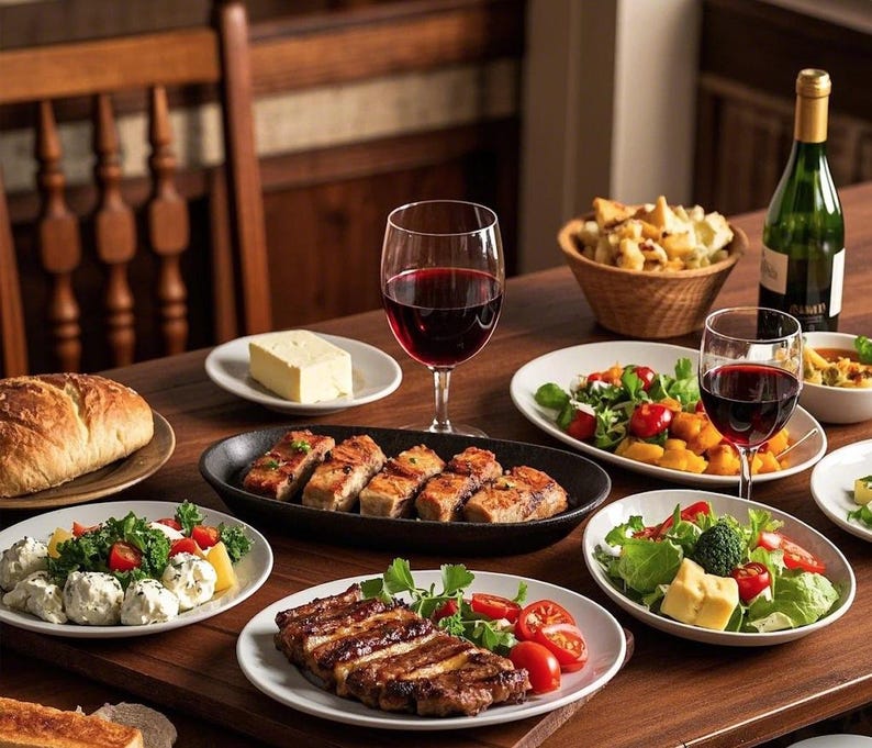 A Turkish Style Dinner - Etsy
