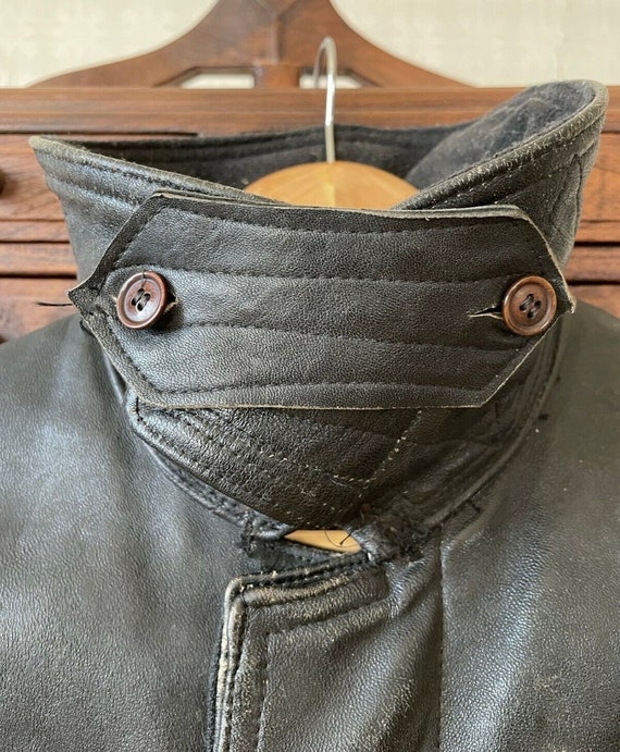 Rare Vintage German Submarine Leather Jacket - Gem
