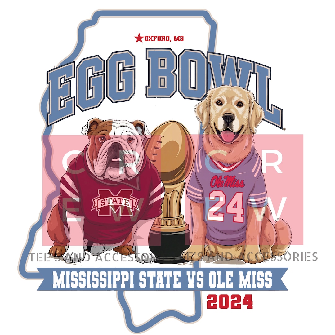 Ole Miss Vs Mississippi State Egg Bowl Game 2024, SEC Football, Thanksgiving Day DIGITAL PNG - Etsy