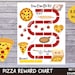 Pizza Reward Chart, Kids Behavior Chart, Reward Chart for Kids ...