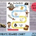 Pirate Reward Chart Printable, Kids Behavior Chart, Reward Chart for ...