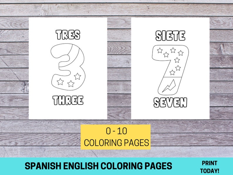 Bilingual Alphabet and Numbers Coloring Pages, Espanol Alphabeto ...