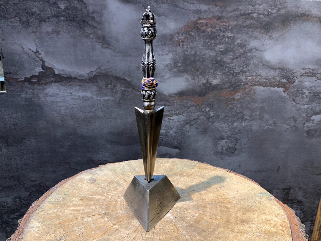 Iron Plain Phurba. Consecrated Ritual Dagger. Vajra Kilaya. Empowered ...