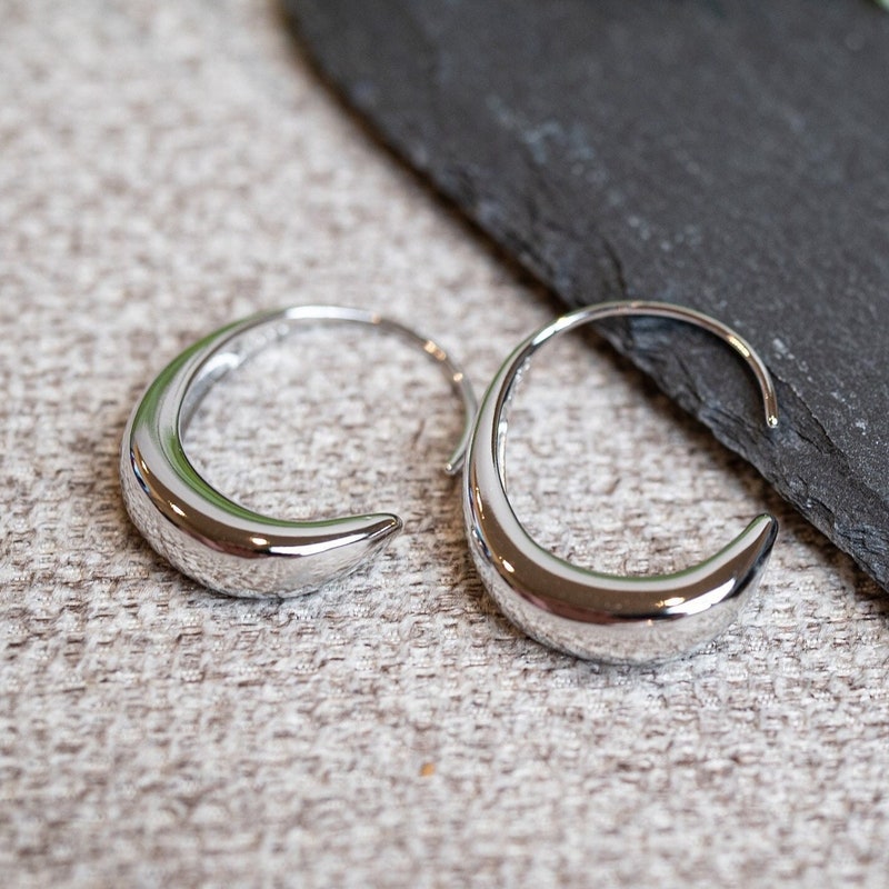 Silver Earrings - Etsy