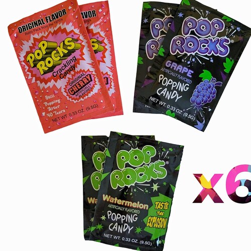Original Pop Rocks Candy 6 Pack Value Bundle Old Fashioned - Etsy