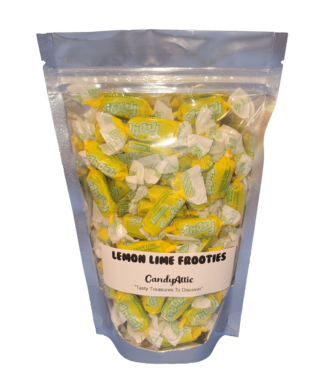 Candy Pouch Lemon Lime Frooties Candy ~ Lemon Lime Chews ~ 1/2 Lb. Bag ...